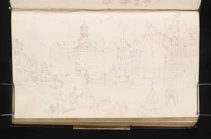 ‘buildings In A Street Or Square‘ Joseph Mallord William Turner 1833