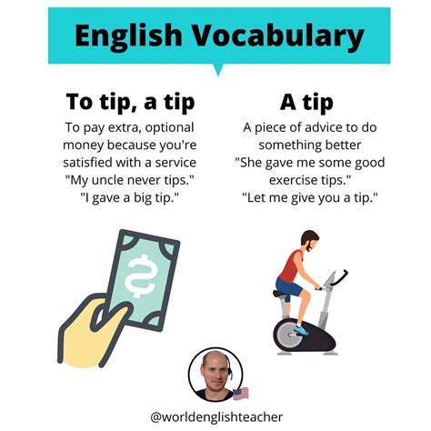 Meaning Of Tip Esl World English Teacher Facebook
