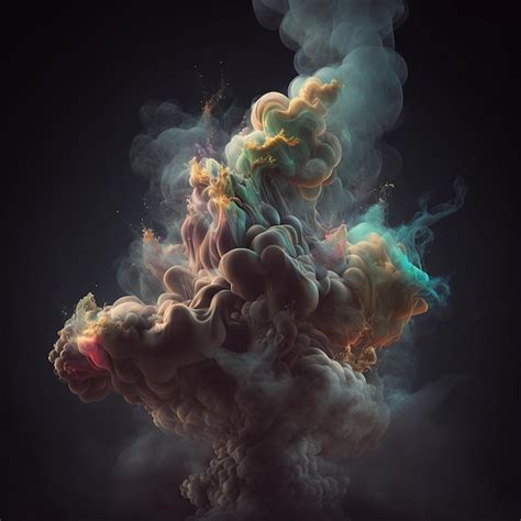 Premium Photo Ai Generated Illustration Of A Vibrant And Abstract