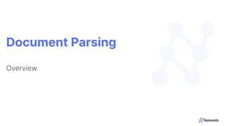 Document Parsing PPT