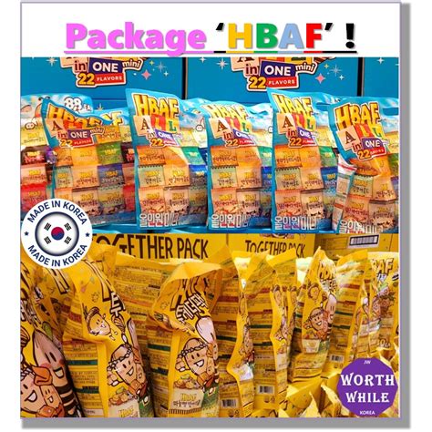 Hbaf Honey Butter Almond Package Together Package And All In One Of