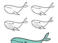 Water Animals Drawing