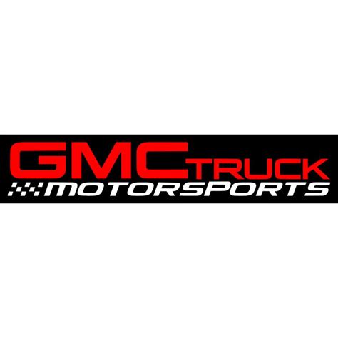 Gmc Truck Motorsports Decal Style 2