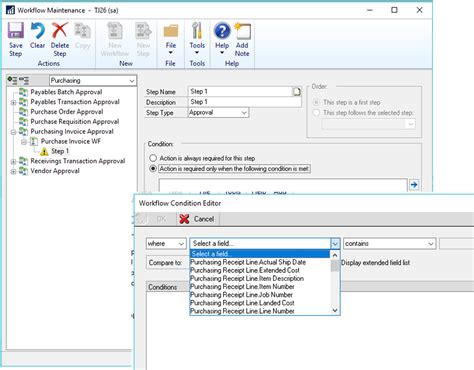 Workflow 40 In Microsoft Dynamics Gp 2018 Trinsoft