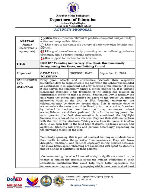 Activity Proposal Pdf