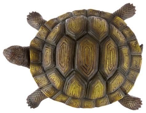 Pure Garden Turtle Statue Resin Zen Animal Figurine Beach Style