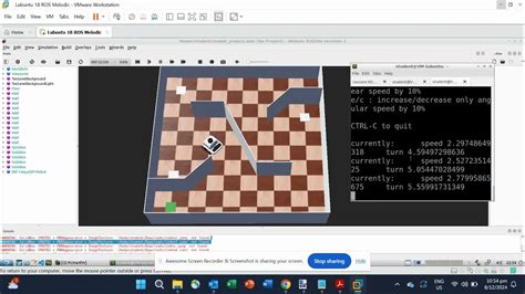 Robot Simulation Using Webots And Robot Control Using Teleop Project 2