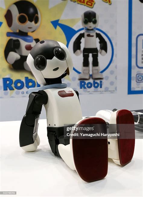Takara Tomys Prototype Of New Humanoid Robot Robi Jr Is Displayed