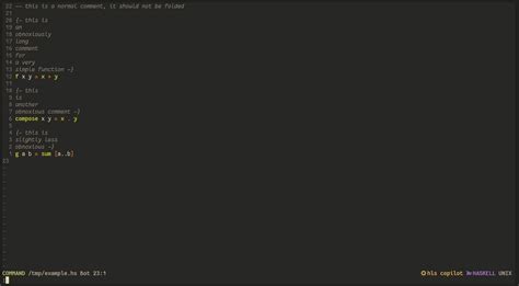 Foldcusnvim A Minimal Plugin For Neovim For Folding Multiline Comments Rneovim