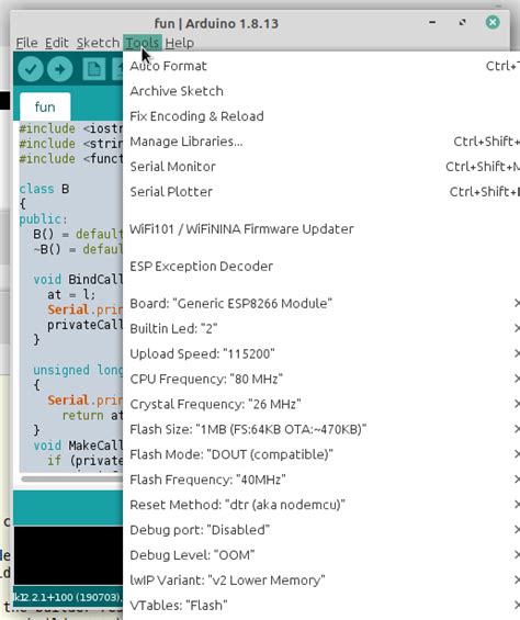 Tools Submenu Selected Item Is Unreadable Issue Arduino Arduino Github