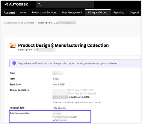 如何在 Autodesk Account 中查找合作伙伴信息