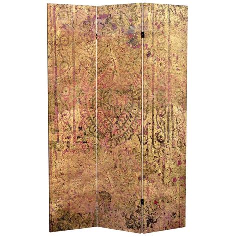RED LANTERN Ft Tall Golden Hour Canvas Panel Room Divider CAN GITA The Home Depot