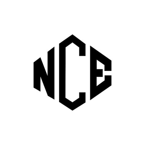Premium Vector Nce Letter Logo Design With Polygon Shape Nce Polygon