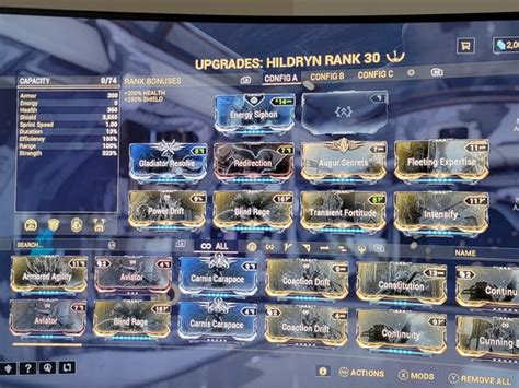 Hildryn Build For Previous Post Rwarframe