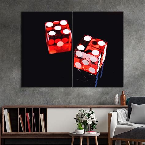 ᐉ Картина спорт Красные игральные кости 71x51 см A1242 2