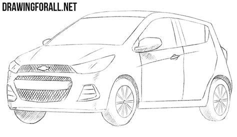 How To Draw A Hatchback Car