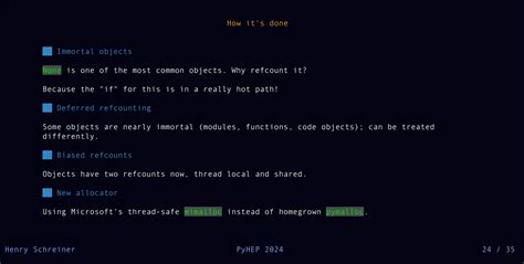 The Two Flavors Of Python 313 Pyhep 2024 Pdf