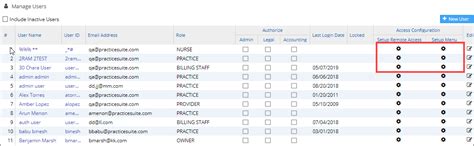 Configure User Access Practicesuite Help