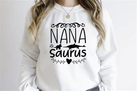 Nana Saurus Svg Graphic By Rad Graphic · Creative Fabrica