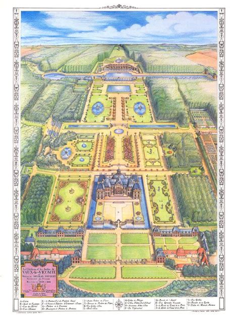 Vaux Le Vicomete 1656 1660 Louis Le Vau Chateau De Vaux Le Vicomte