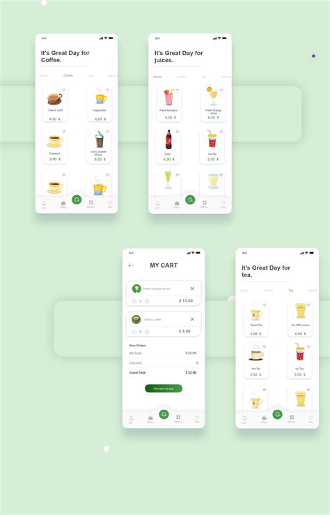 Cafe UI On Behance