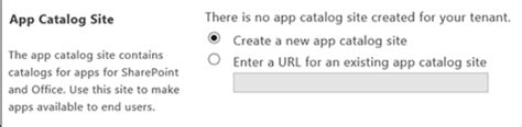 sharepoint online tenant app catalog vs site collection app catalog