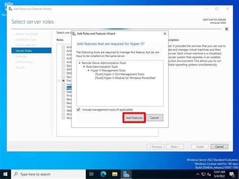 Windows Server 2022：hyper V Enable Disable Procedure Shima System Academy