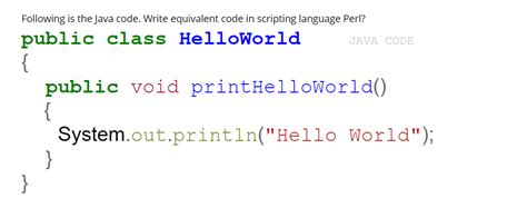 Solved Following Is The Java Code Write Equivalent Code In