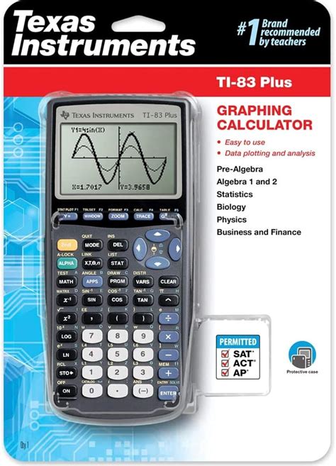 Texas Instruments Ti 83plus Graphing Calculator Programable Embalaje Y Colores Pueden Variar