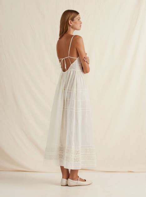 Peony Panelled Midi Dress Iridescent Sea