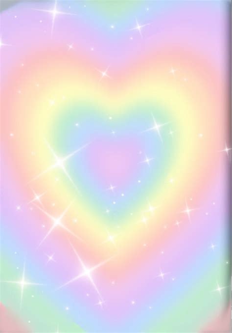 Pastel Rainbow Wallpaper With A Star