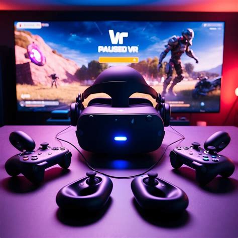 Realistic Vr Mockup Premium Ai Generated Image