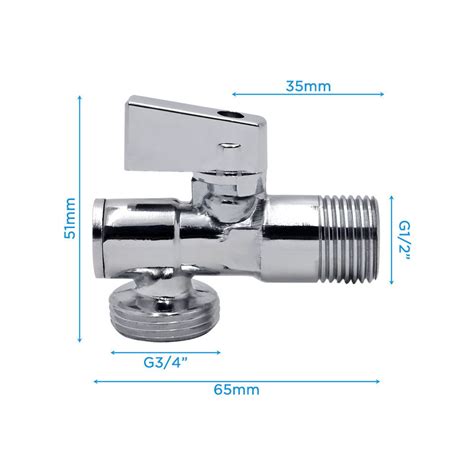Thickened All Brass Four Angle Magnetic Locking Valve With Locking Brass Ball Valve Brass