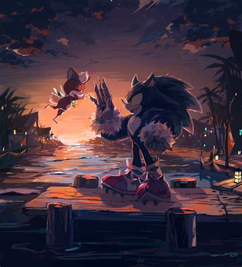 Sonic The Hedgehog Sonic The Werehog And Chip Sonic And 1 More Drawn By Iyo 1eavethebus