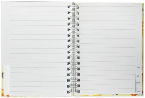 Notizbuch Mit Register A Z Honey DIN A6 RNK Verlag