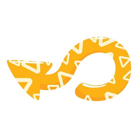 Yellow Bending Arrow Pointing Left With Triangle Pattern 52826807