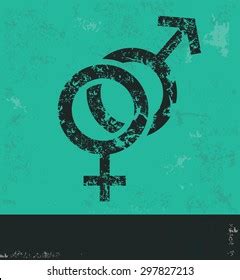Sex Symbol Design On Green Backgroundgrunge Stock Vector Royalty Free 297827213 Shutterstock