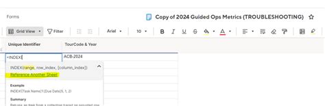 Issue With Cross Sheet Index Match Formulas Smartsheet Community