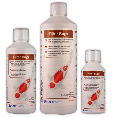 Nt Labs Koi Care Filter Bugs Live Bacteria Filter Start Boost Pond Fish