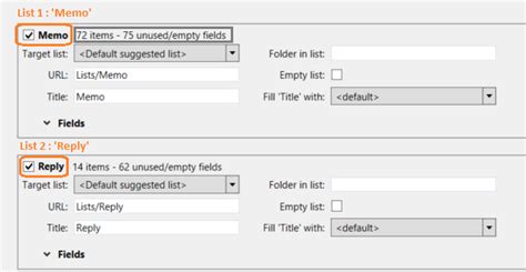 Lists And Fields Mapping Wizard Cooperteam Support Portal