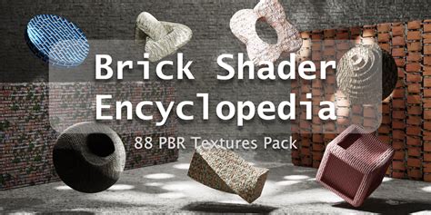 Brick Shader Encyclopedia 88 Pbr Material Textures Pack Blender Market