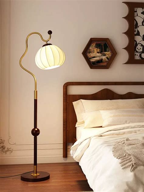 新中式中古侘寂风落地灯客厅沙发旁氛围灯美式复古卧室立式床头灯 淘宝网 花瓣网