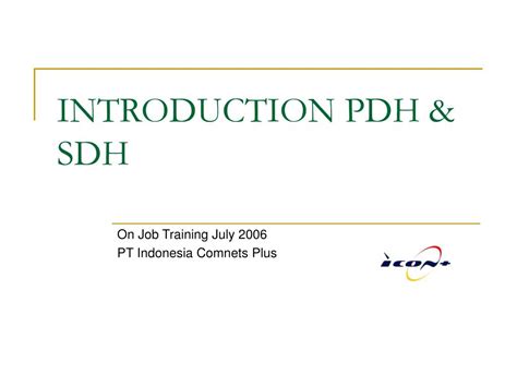PPT INTRODUCTION PDH SDH PowerPoint Presentation Free Download ID 756699