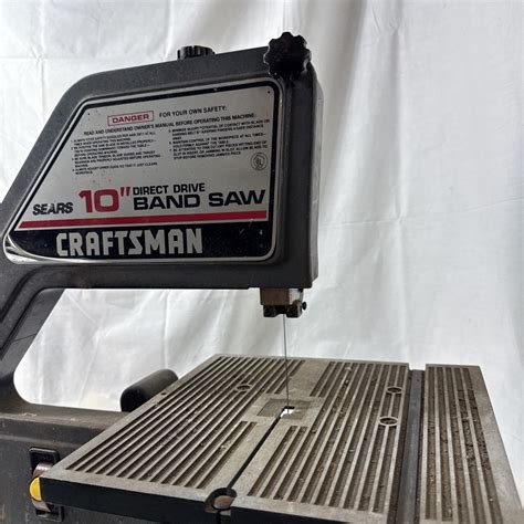 Vintage Craftsman 10 Direct Drive Band Saw Model 113244510 Tested