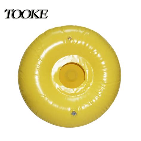 Yellow Pvc Inflatable Surface Marker Buoy Freediving Buoy Float For