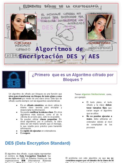 Algoritmos De Encriptacion Pdf Clave Criptografía Cifrado