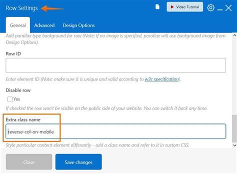 How To Reverse Wpbakery Columns On Mobile Devices Xtra Tutorials