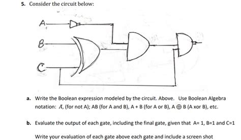 Answered 5 Consider The Circuit Below A B C … Bartleby