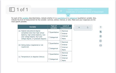 Solved For Each Of The Variables Described Below Indicate Chegg